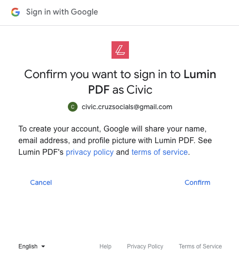 How to log in to your Lumin account